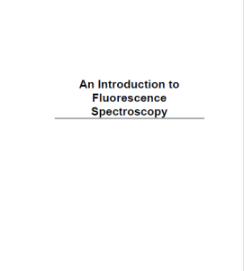Free Download An Introduction To Fluorescence Spectroscopy (very ...